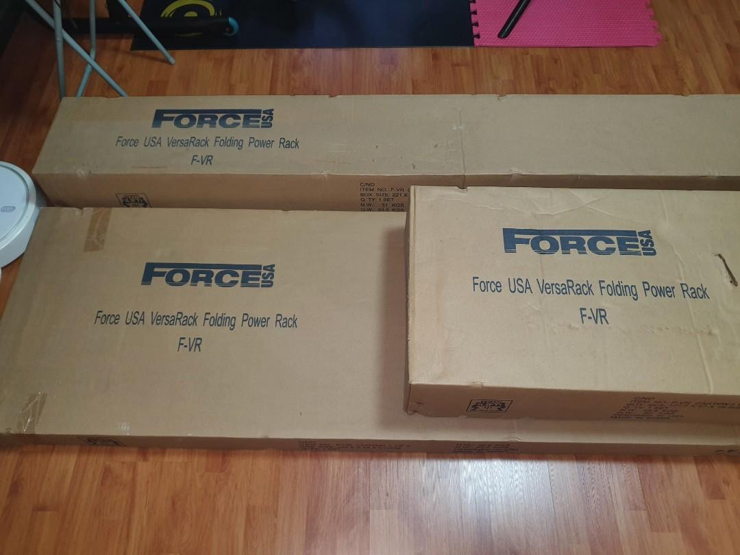 Force USA VersaRack XL folding power rack (July promo, less $101SGD ...