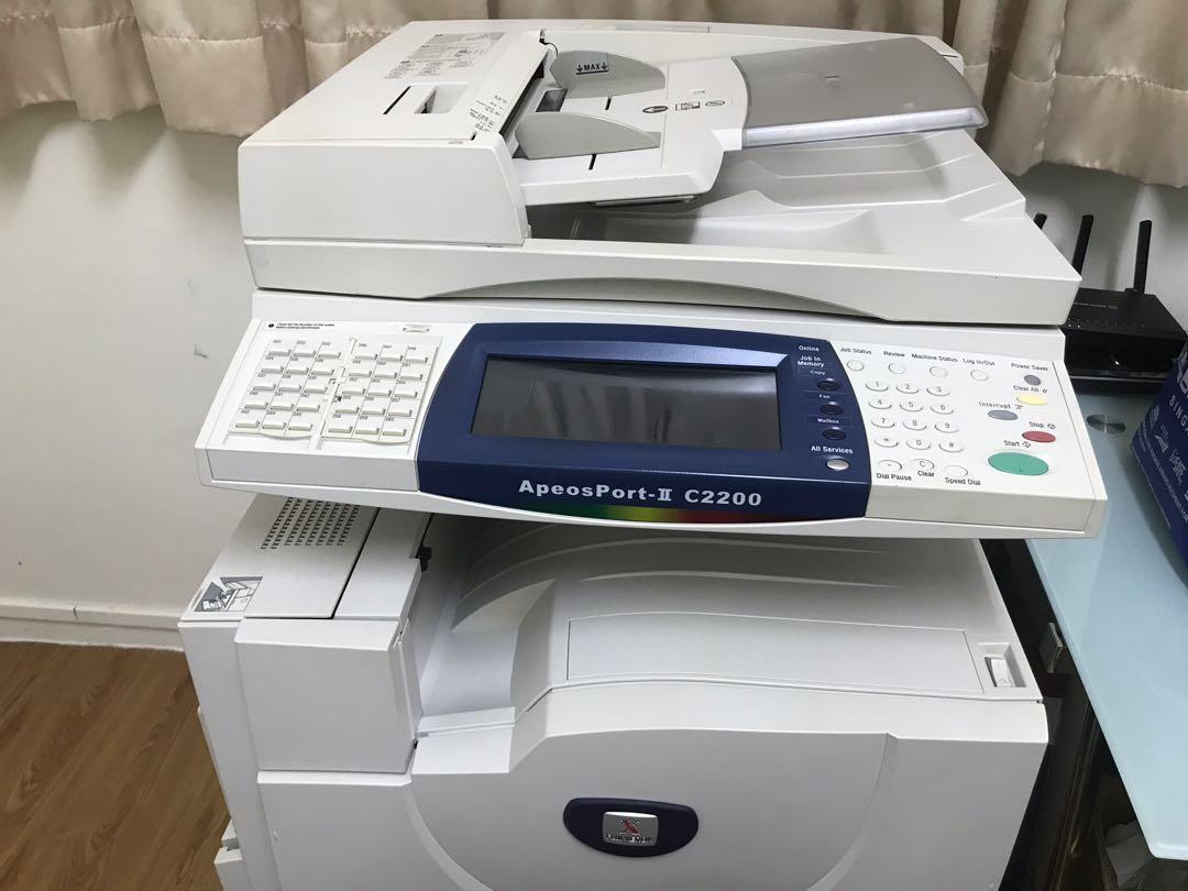 Fuji Xerox Printer C2200 network printer, Computers & Tech, Printers ...