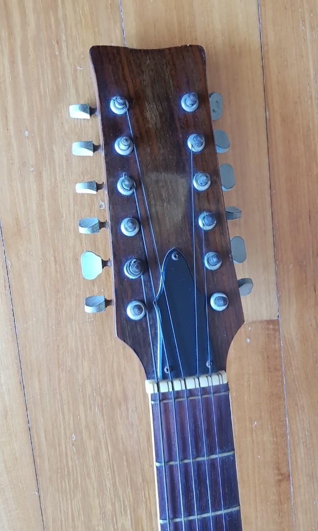 Guitar 12 strings Maruha Japan 682, Hobbies & Toys, Music & Media ...