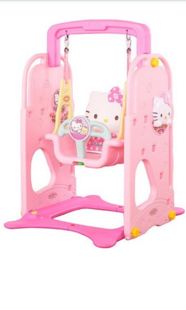 Hello Kitty Swing w box (Open for 2 weeks only), Babies & Kids, Baby ...