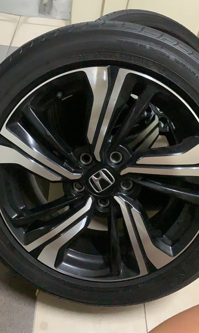 Honda Civic 1.5T Stock rims, Car Accessories, Tyres & Rims on Carousell