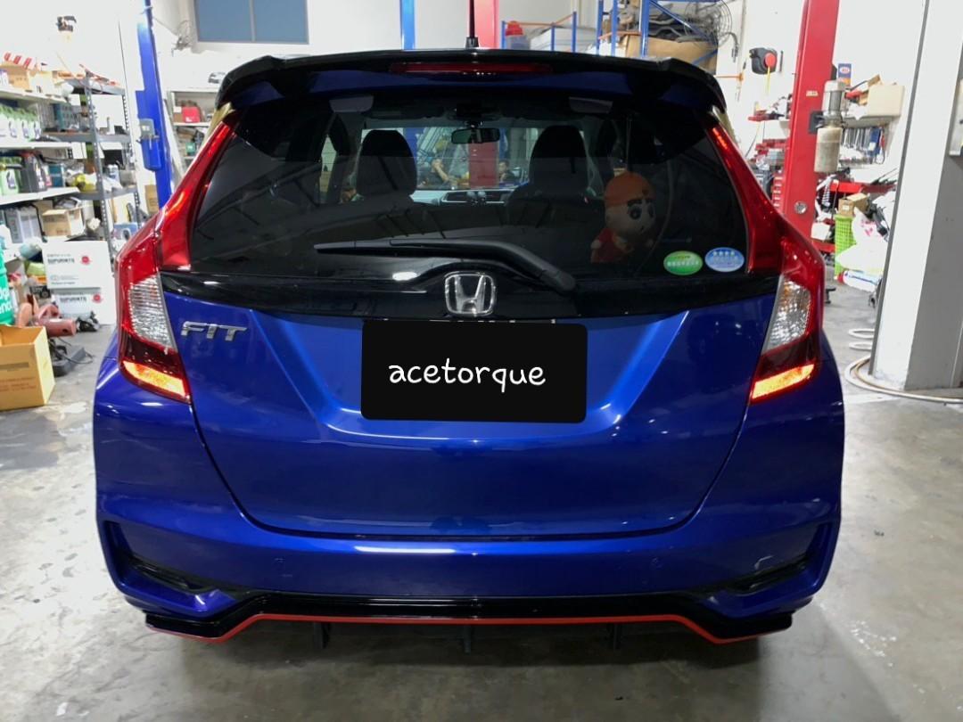 Honda Fit GK3 Jazz RS Rear Diffuser, Car Accessories, Accessories on ...
