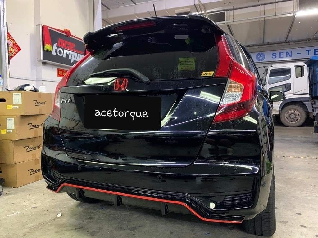 Honda Fit GK3 Jazz RS Rear Diffuser, Car Accessories, Accessories on ...