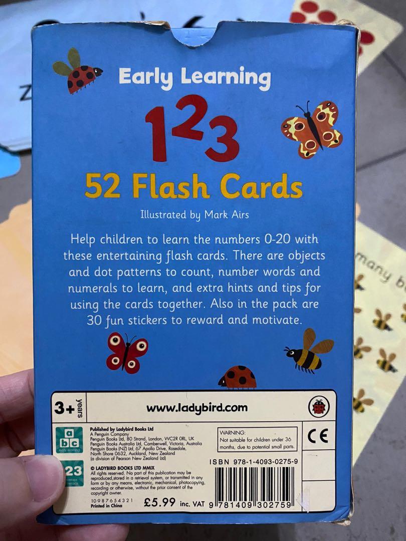Ladybird Early Learning Numbers flash cards, Hobbies & Toys, Books ...