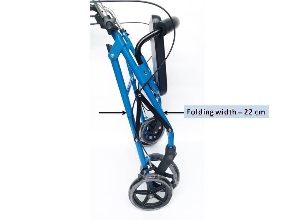 Light Weight Foldable Aluminium Rollator Walker SunshineNW, Health ...