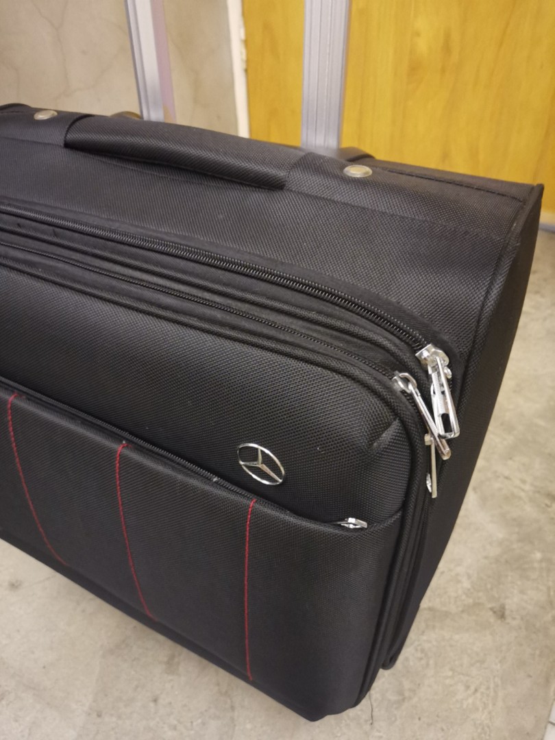Mercedes 4 wheels trolly briefcase cabin luggage, Hobbies & Toys ...