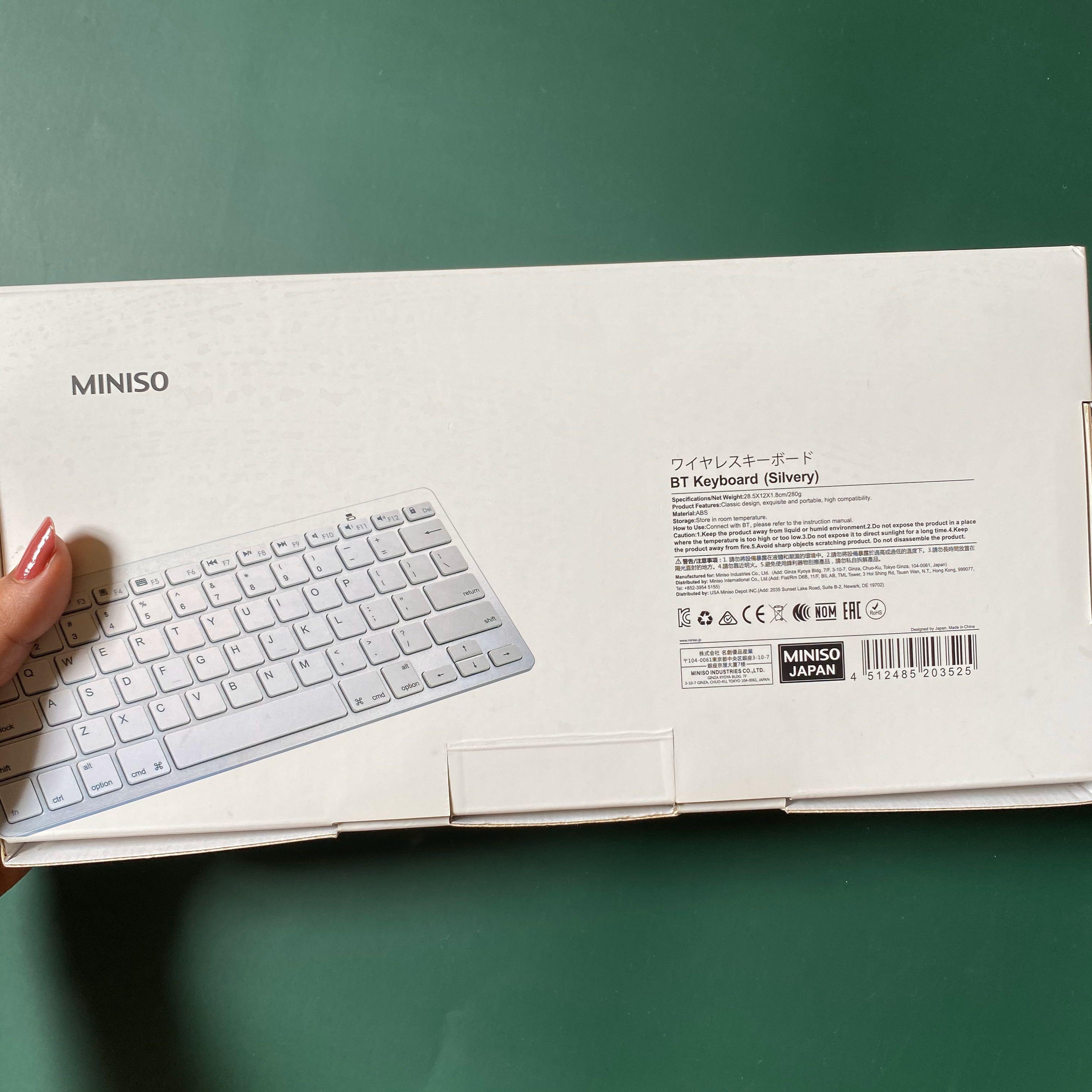 Miniso Keyboard Bluetooth Computers And Tech Parts And Accessories Computer Keyboard On Carousell