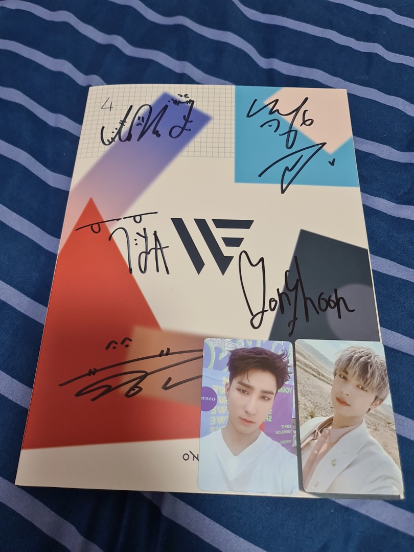 Mwave OneWe sign album, Hobbies & Toys, Memorabilia & Collectibles, K ...