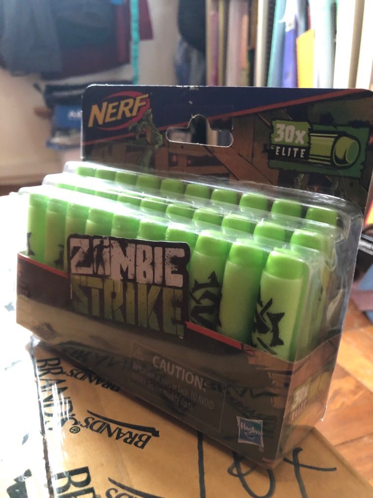 Nerf Zombie Strike Elite Darts, Hobbies & Toys, Toys & Games on Carousell