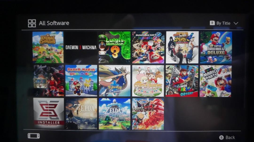 Nintendo Switch CFW SX OS 128gb, Video Gaming, Video Game Consoles ...