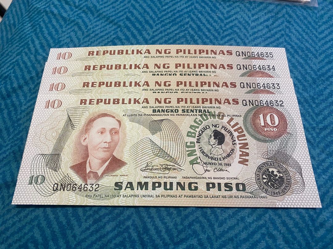 philippines 10 peso notes, Hobbies & Toys, Memorabilia & Collectibles ...