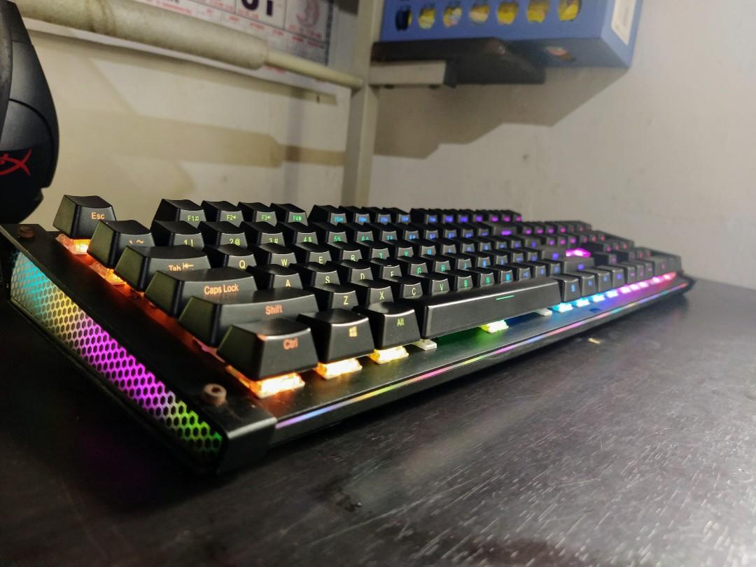 Rakk Kimat XT.2 Mechanical Keyboard Brown, Computers & Tech, Parts ...