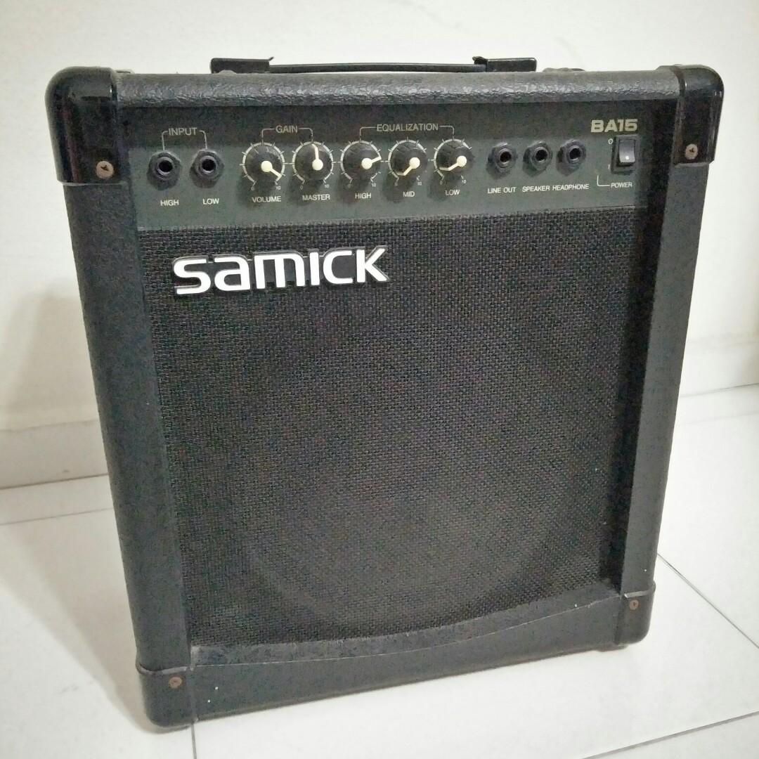 Samick BA15 Bass Amplifier, Hobbies & Toys, Music & Media, Music Accessories on Carousell