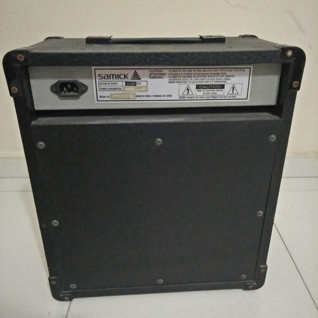 Samick BA15 Bass Amplifier, Hobbies & Toys, Music & Media, Music Accessories on Carousell