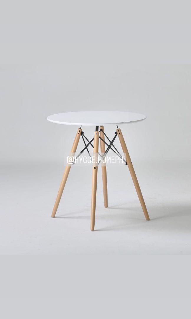 Scandi Eames-Inspired Round Coffee and Dining Table , Furniture & Home ...