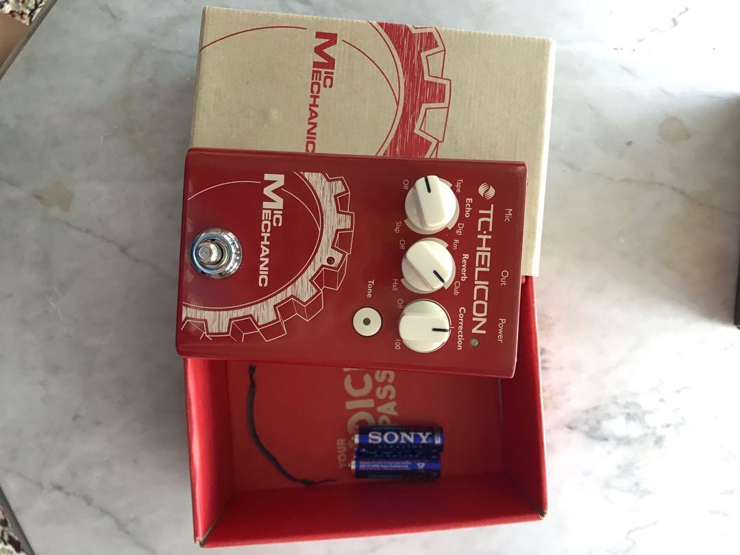 TC-Hélicon Mic Mechanic 2 Vocal Effects Pedal, Hobbies & Toys, Music ...