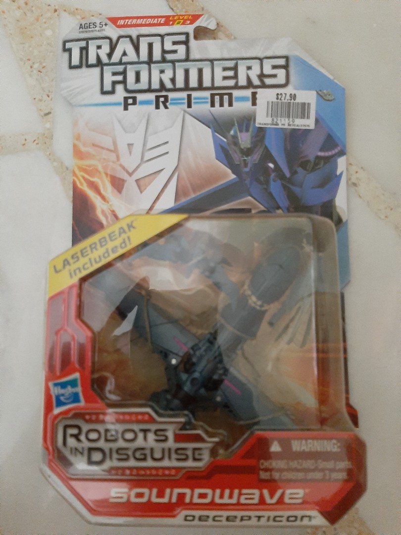 Transformers Prime Soundwave, Hobbies & Toys, Toys & Games on Carousell