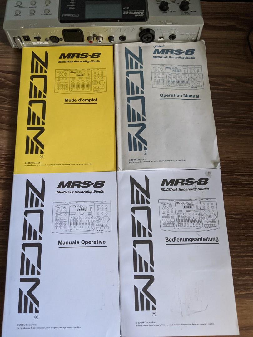 Zoom Mrs-8 MultiTrak Recording Studio (NOT Tascam, Korg, Boss), Hobbies ...
