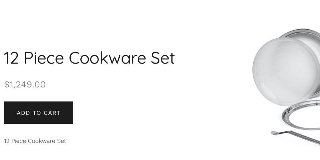 12 Piece Cookware Set by Rainbow, 傢俬＆家居, 廚具和餐具, 餐具和餐具 - Carousell