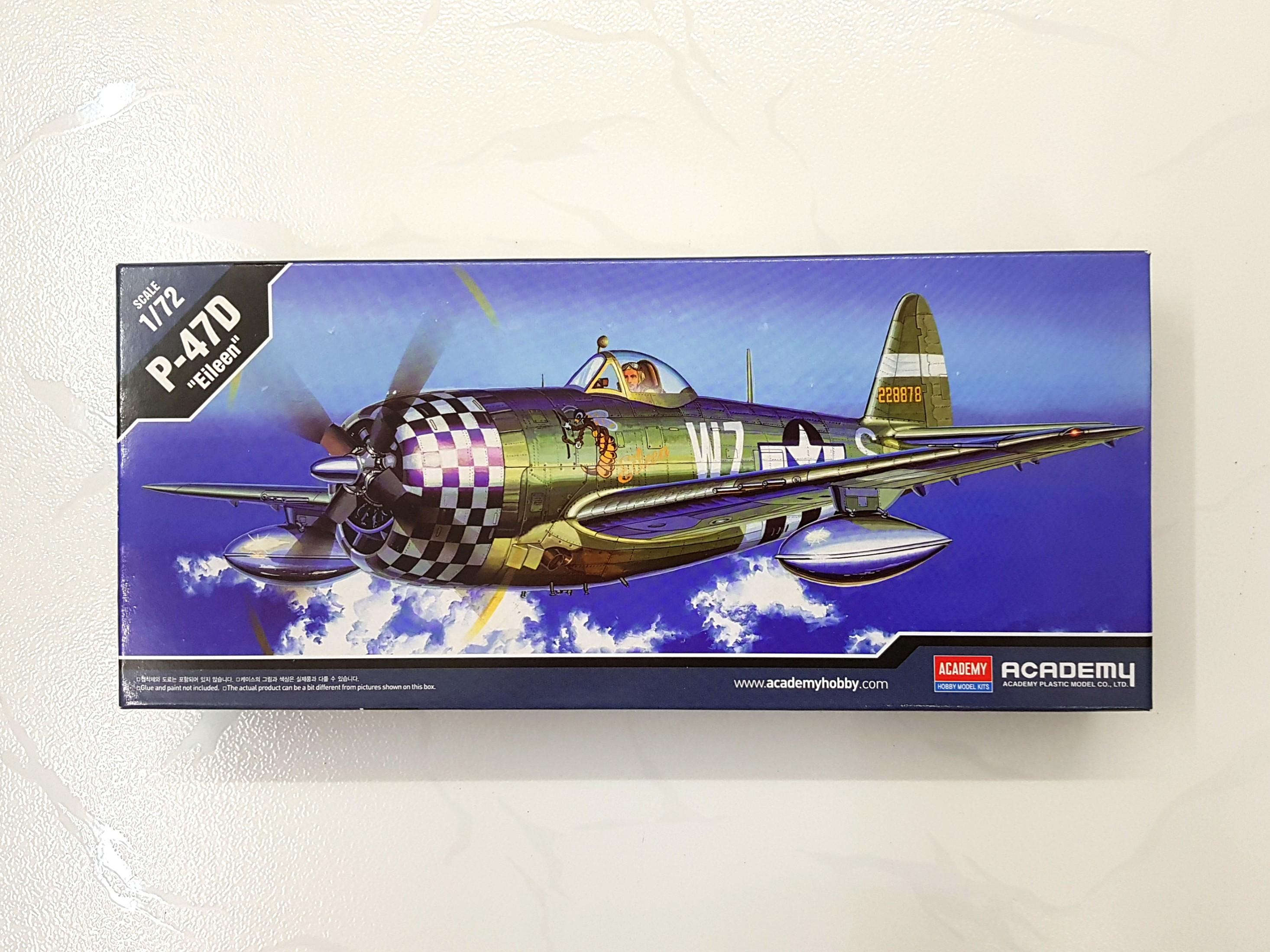 1/72 #12474 Academy US Fighter P-47D Thunderbolt "Eileen" (2nd World ...
