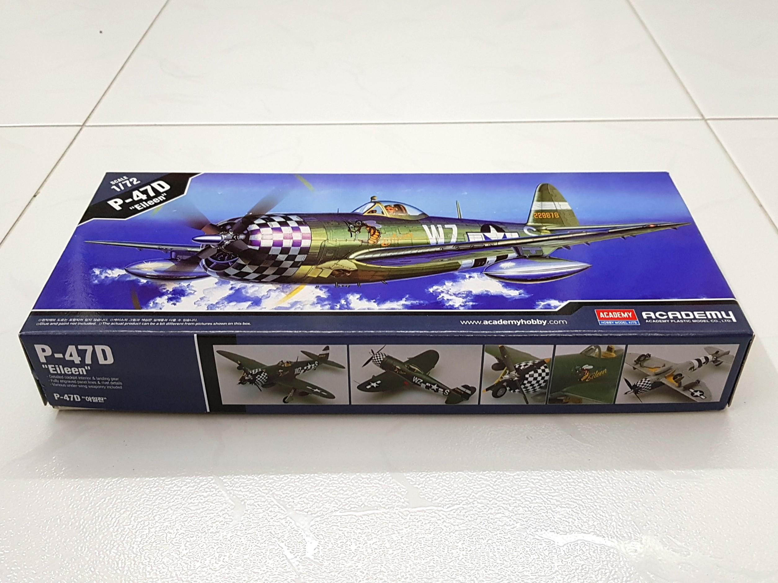 1/72 #12474 Academy US Fighter P-47D Thunderbolt "Eileen" (2nd World ...