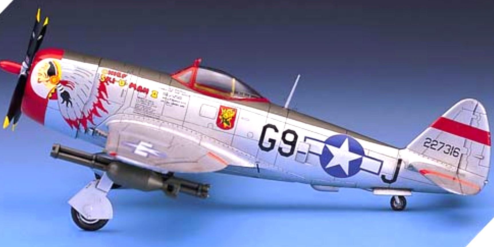 1/72 #12491 Academy US Fighter P-47D Thunderbolt "Bubble Top" (2nd ...