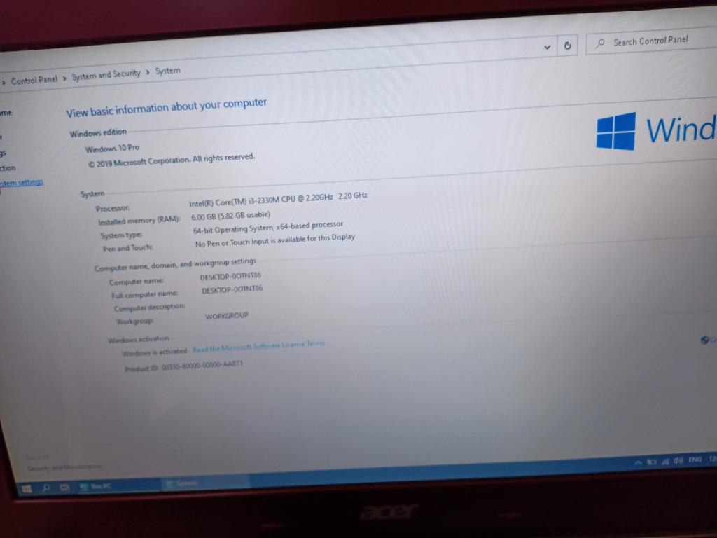 Acer Aspire 4755G (color: maroon), Computers & Tech, Laptops ...