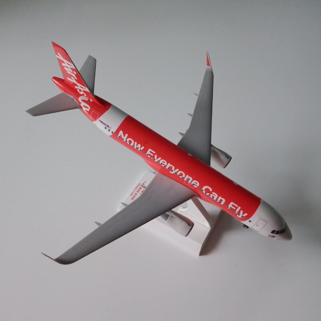 AirAsia Plane Model, Hobbies & Toys, Toys & Games on Carousell