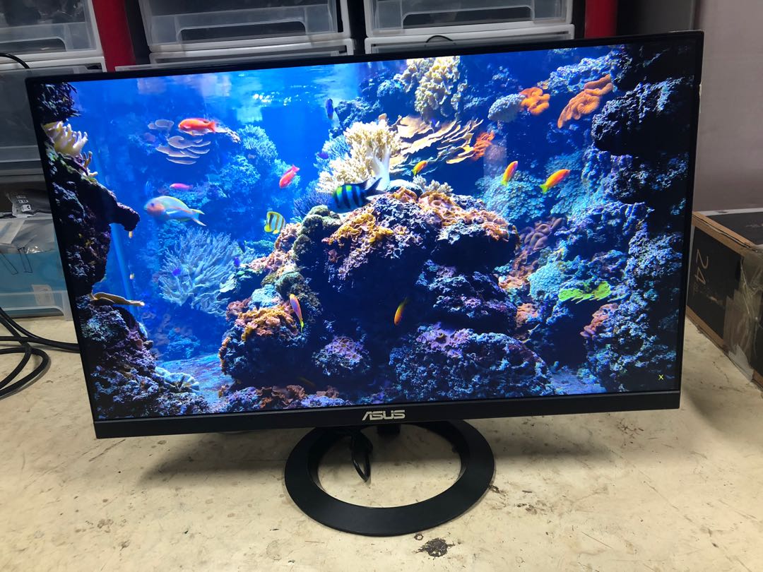 Asus 24吋 24inch VZ249 1080p 無邊框 電腦顯示器 monitor $800, 電腦＆科技, 電腦周邊及配件, 電子 ...