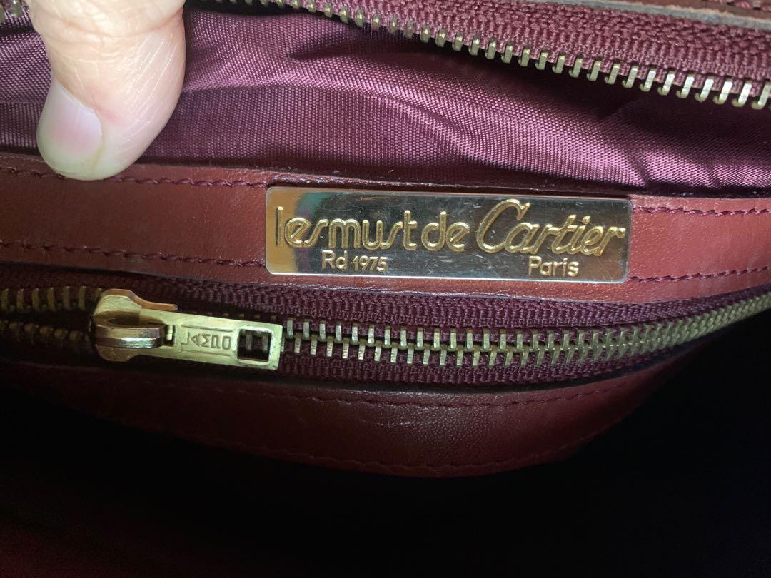 Authentic Vintage Cartier boston bag, Luxury, Bags & Wallets on Carousell