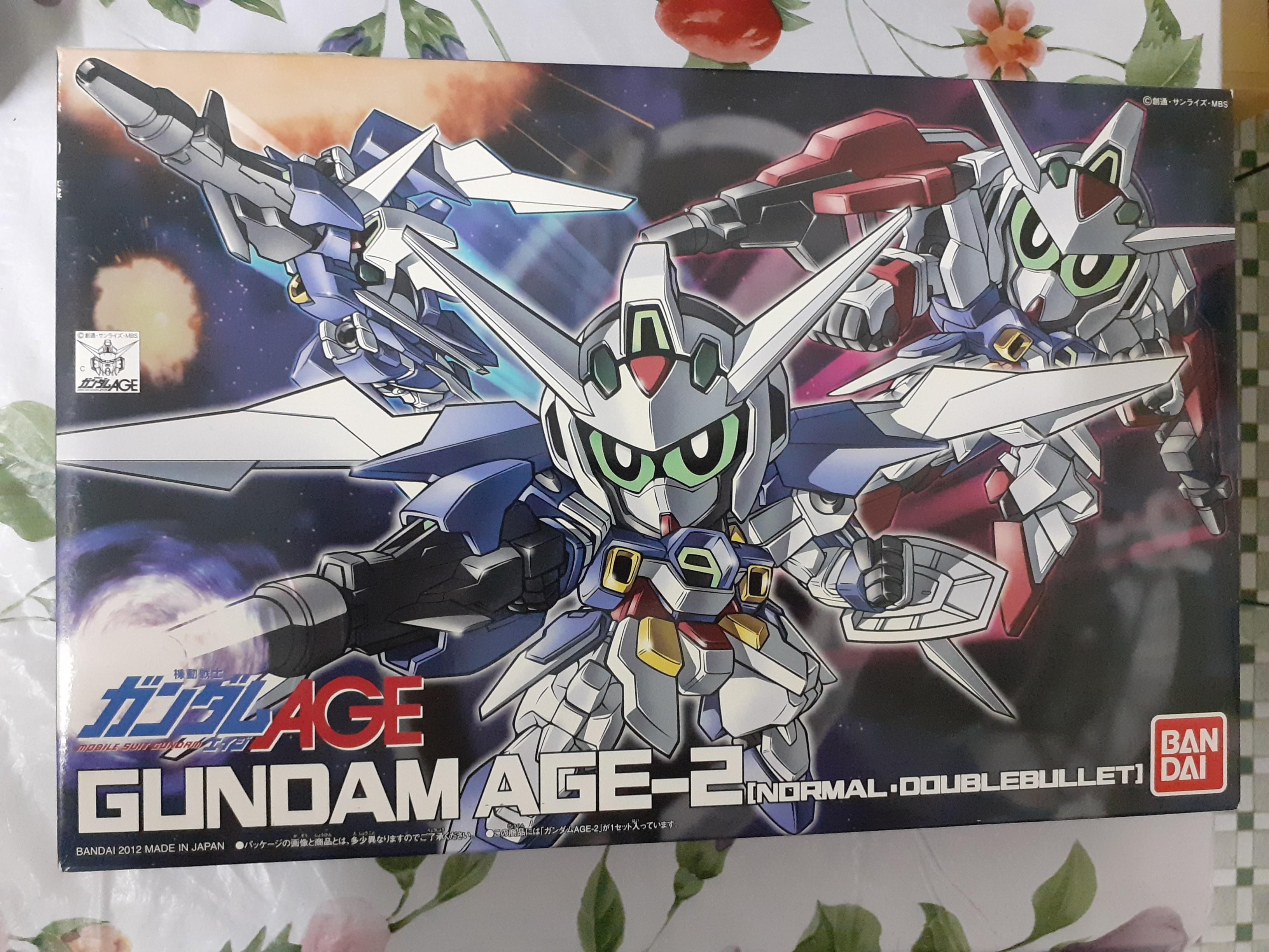 BB戰士 機動戰士高達AGE NO.369 GUNDAM AGE-1 /NO.371 GUNDAM AGE-2/NO.372 GUNDAM AGE-3 NORMAL/NO.374 GUNDAM ...