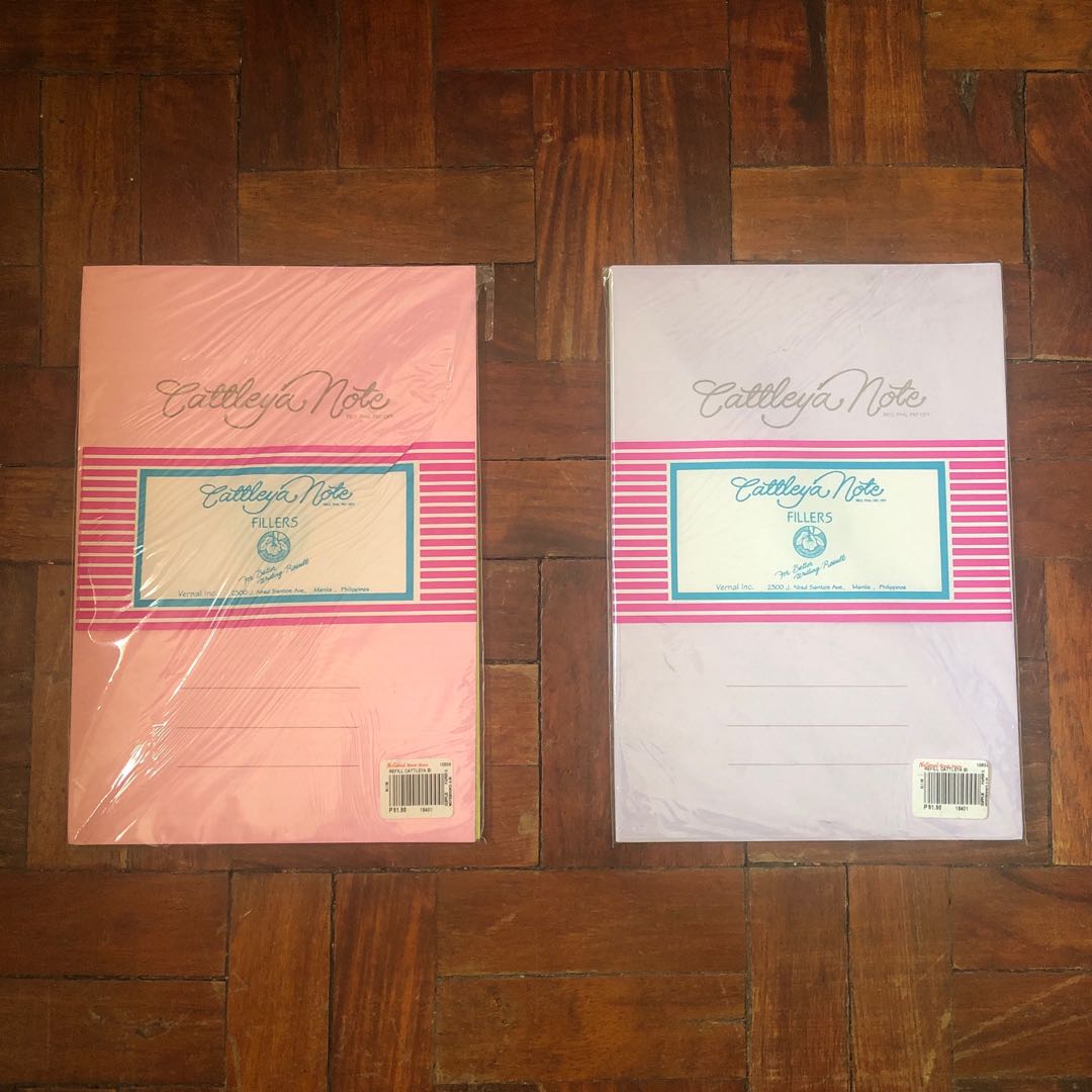 CATTLEYA NOTE NOTEBOOKS FILLERS (BIG), Hobbies & Toys, Stationary ...