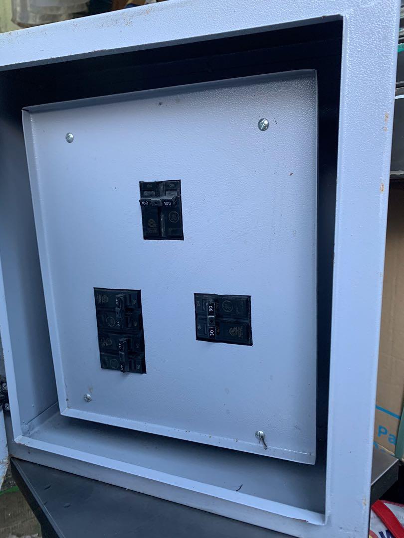 Circuit Breaker with Metal Enclosure Box, Furniture & Home Living, Home ...