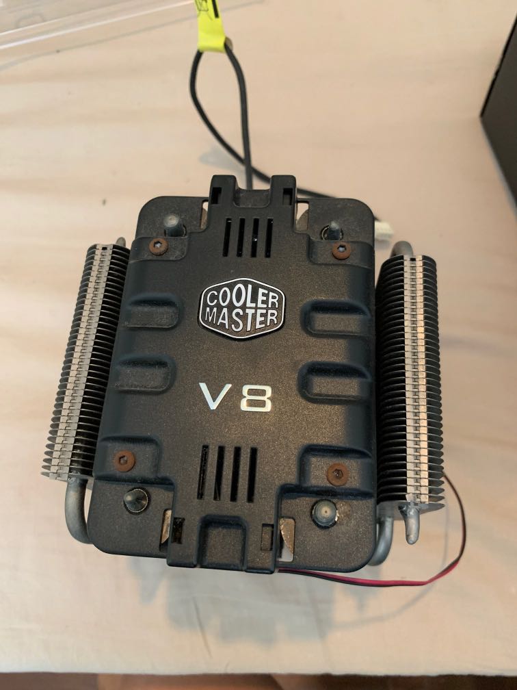 Cooler Master V8 CPU cooler, Computers & Tech, Parts & Accessories ...