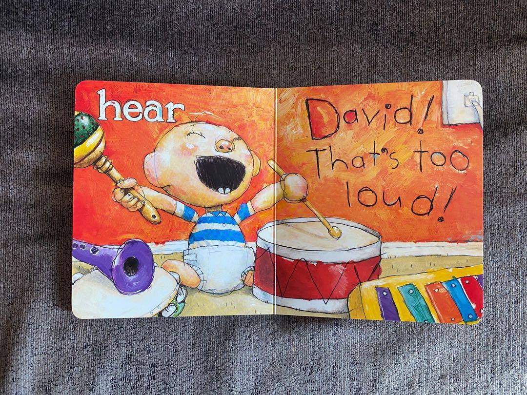 David Smells! David Shannon Board Book 正版大衛不可以系列幼兒硬頁繪本, 興趣及遊戲, 書本 & 文具 ...