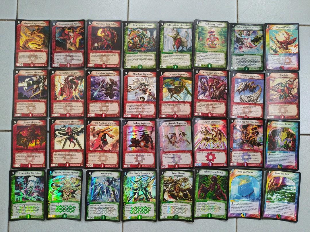 Duel Masters Complete Fire/Nature Foil Collection, Hobbies & Toys, Toys ...