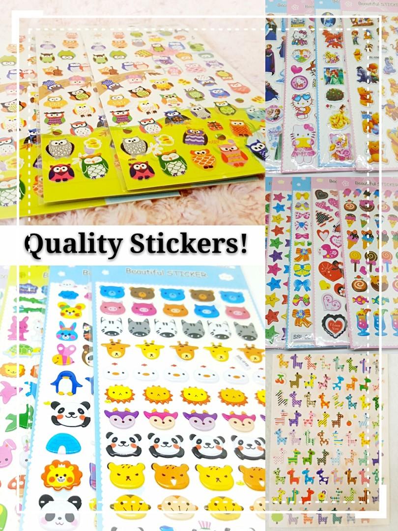 Goodie bags for kids, goody bag, bubble stamp pen, stickers, children's ...