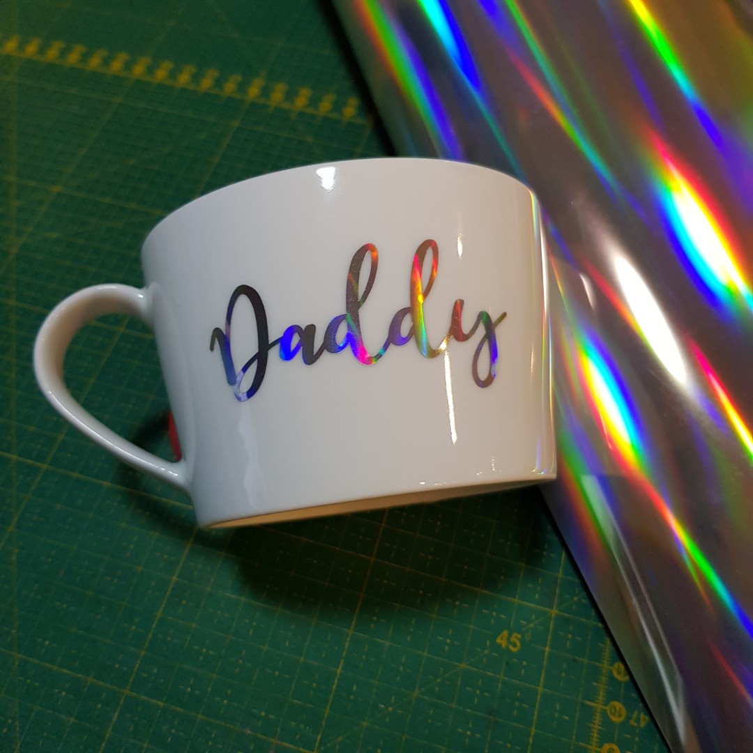 Holographic vinyl sticker, Hobbies & Toys, Stationery & Craft, Art ...
