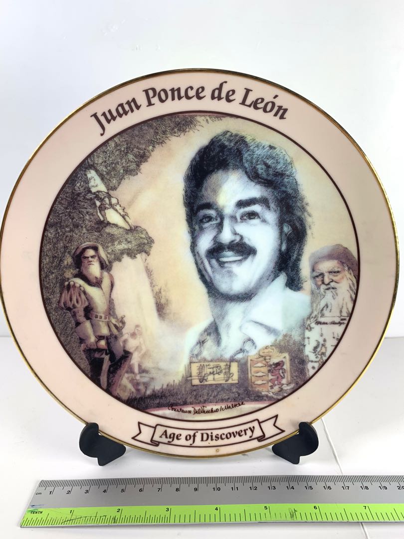 Juan Ponce De Leon Plate (Potrait Collection), Hobbies & Toys ...