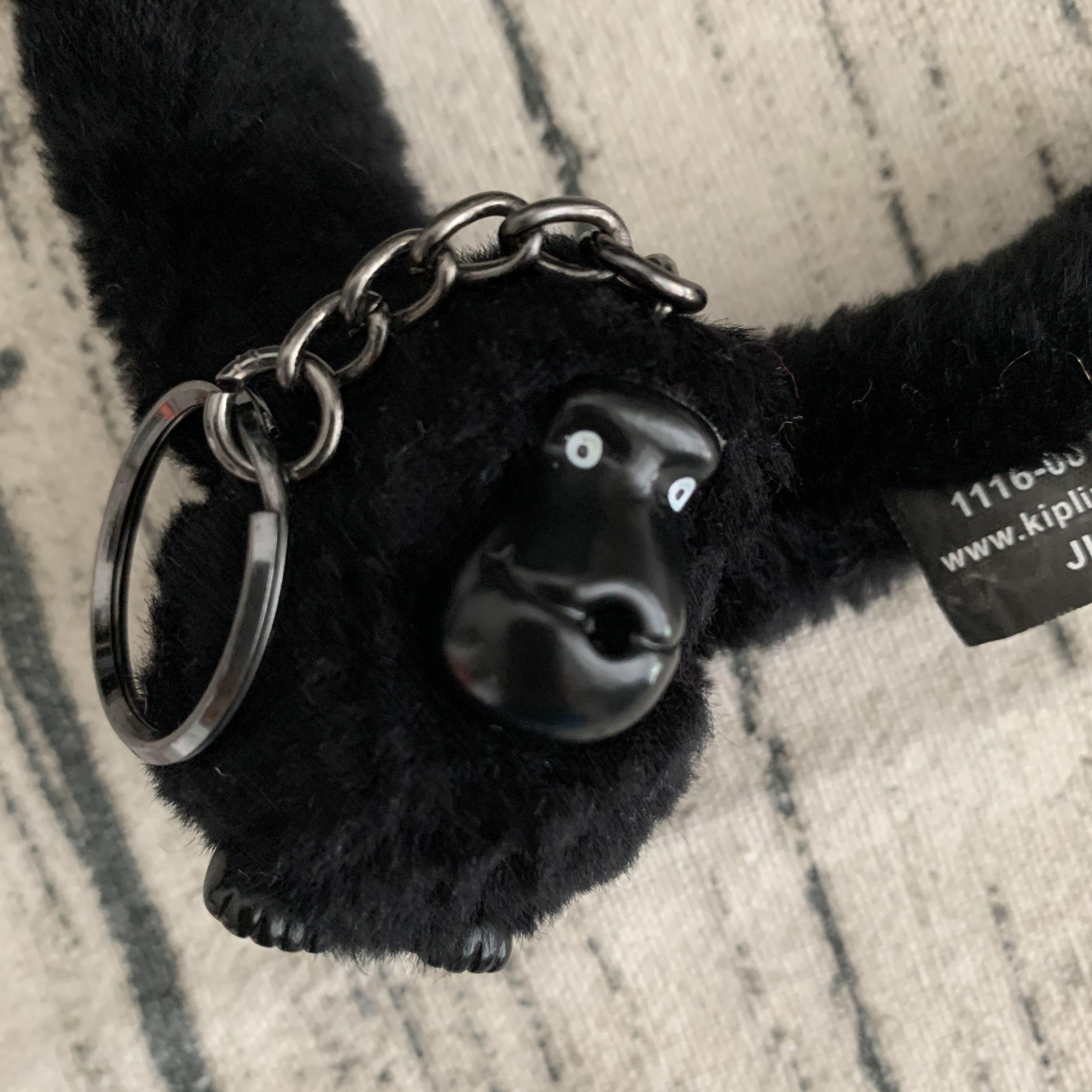 Kipling JIP All Black Monkey Keychain for bag, Hobbies & Toys ...