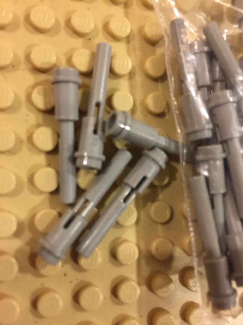 Lego Technic, Pin 1/2 with 2L Bar Extension (Flick Missile), Hobbies ...