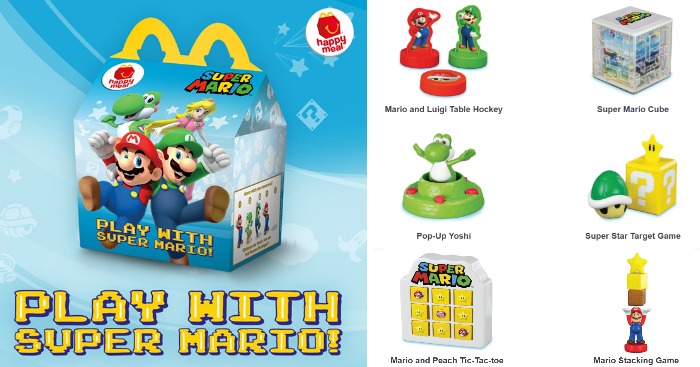 Mcdonalds happy meal Mcdo Collectible toy Super Mario brothers, Hobbies ...