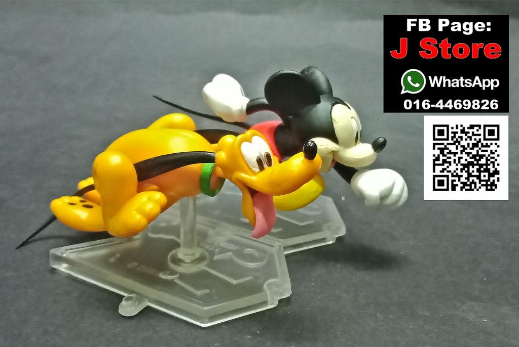 Mickey mouse and pluto running figure set ( used ), Hobbies & Toys ...