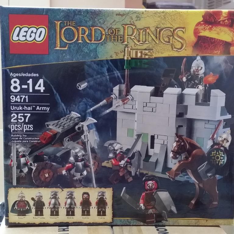 MISB 全新 Lego 9471 The Lord of the Rings 魔戒系列 Uruk-hai Army (100%靚盒), 興趣 ...