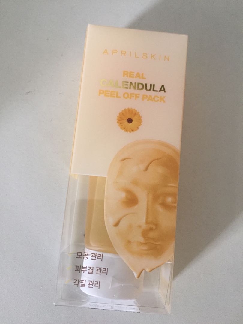 New APRILSKIN Calendula Peel Off Skin Mask, Health & Beauty, Face ...
