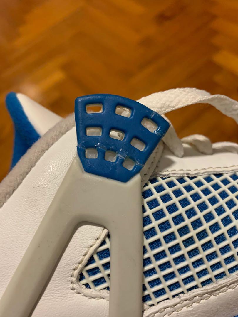 Nike Air Jordan 4 Retro Military Blue (2012), Men's Fashion, Footwear ...