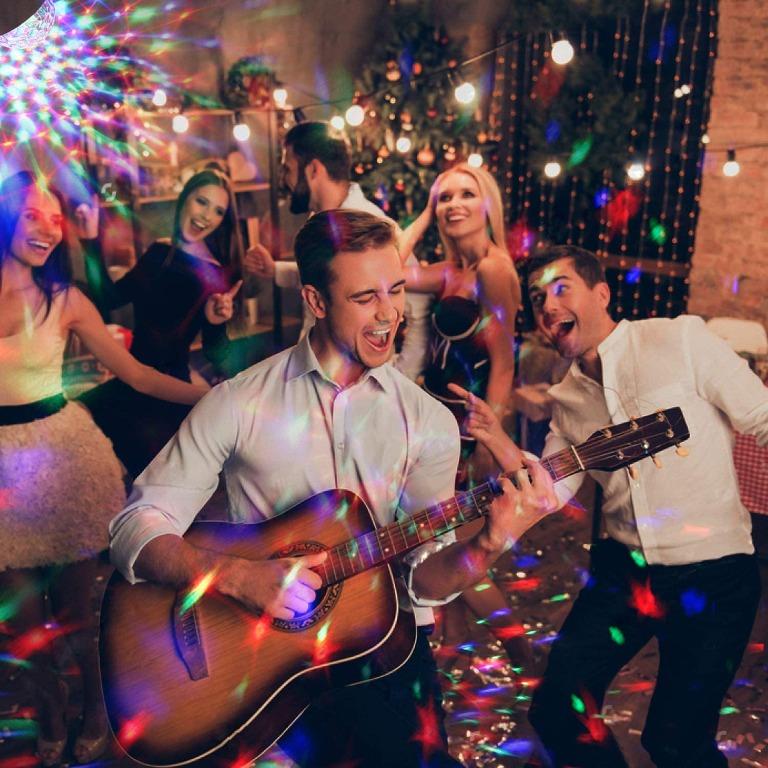 Omeril Disco Light LD091, Furniture & Home Living, Lighting & Fans ...