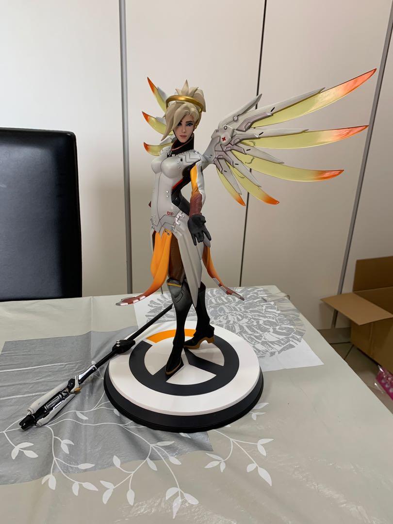 Overwatch Mercy Blizzard 1/6 scale statue damaged no box not hot toys ...