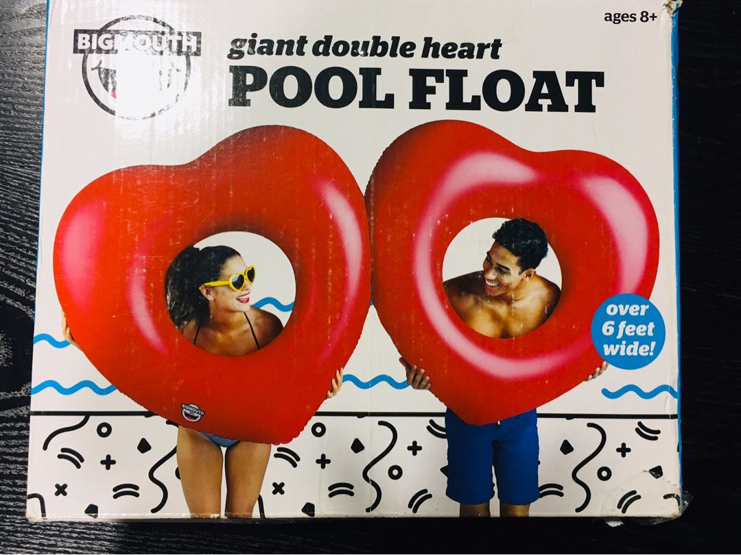 Inflatable Pool Float for Couple, Sports Equipment, Sports & Games ...