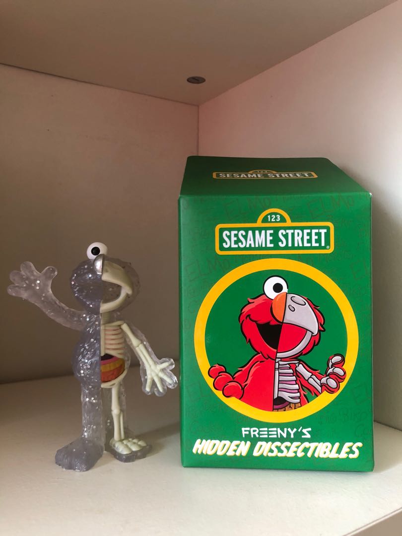 Rare clear glitter Elmo Hidden Dissectibles from Mighty Jaxx, Hobbies ...